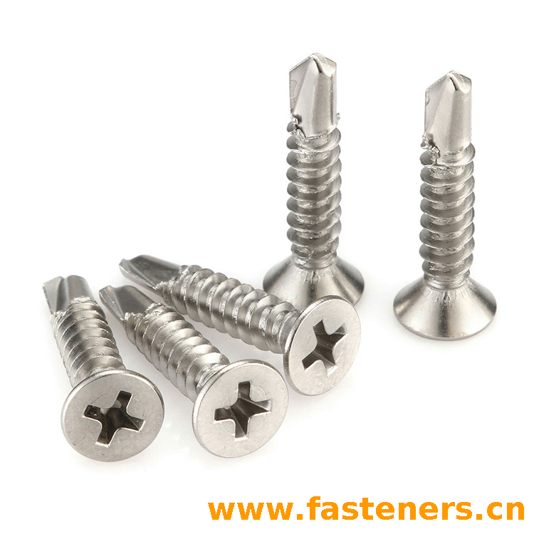 GB/T15856.2 Cross Recessed Countersunk Head Self-Drilling Screws With Tapping Screw Thread - Buy ...