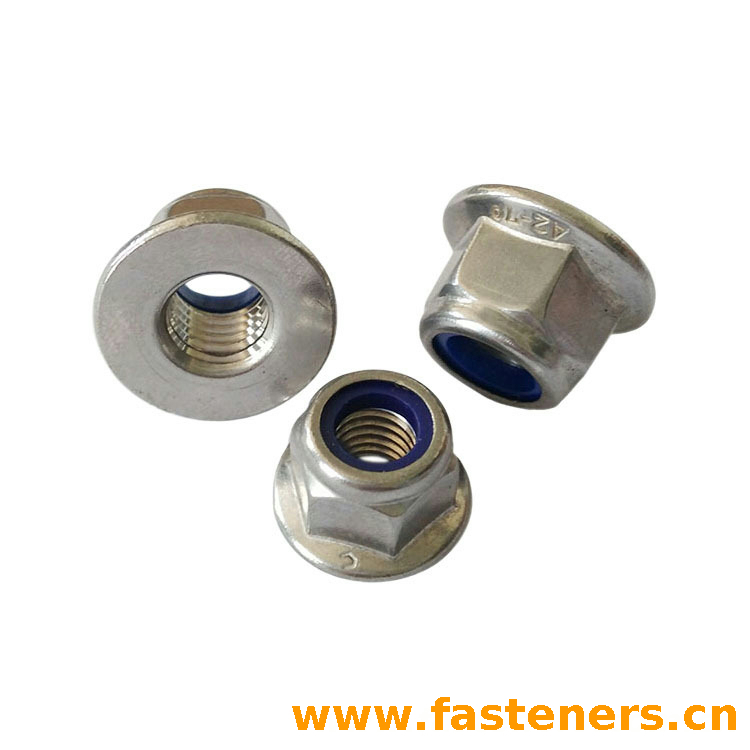 ISO12125 Prevailing Torque Type Hexagon Nuts With Flange(With Non ...